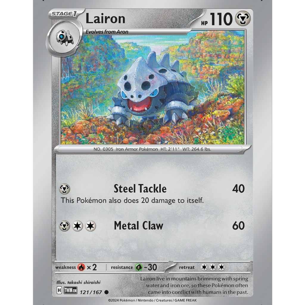 Aron Pokemon Card